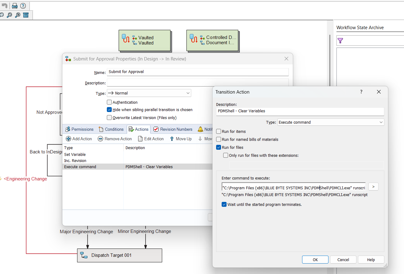 Notes About Running PDMShell Scripts from Workflow Transitions ...